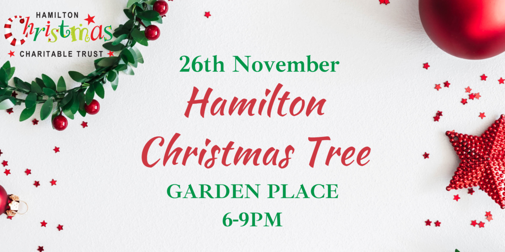 Hamilton Christmas Tree - Garden Place | 1st December - New Year